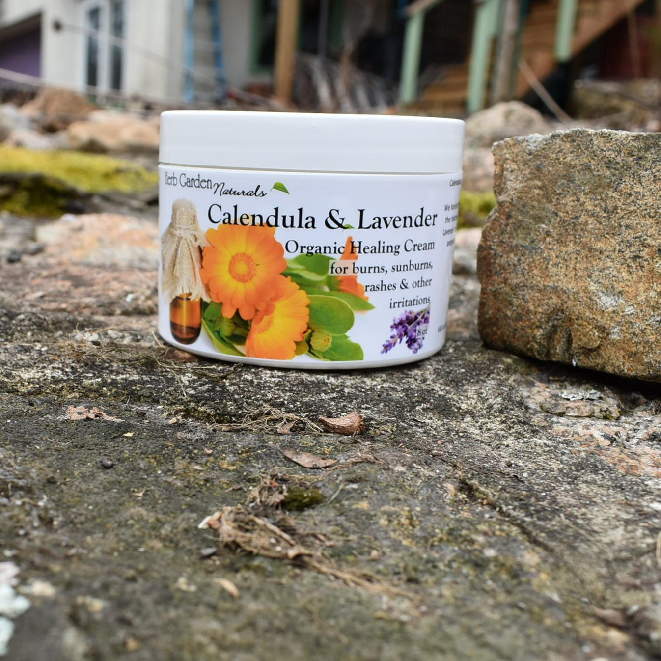 Calendula Lavender Healing Organic Cream – Herb Garden Naturals